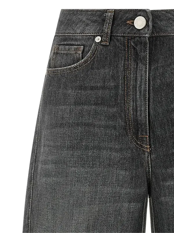 Peserico High Waist Balloon Jeans