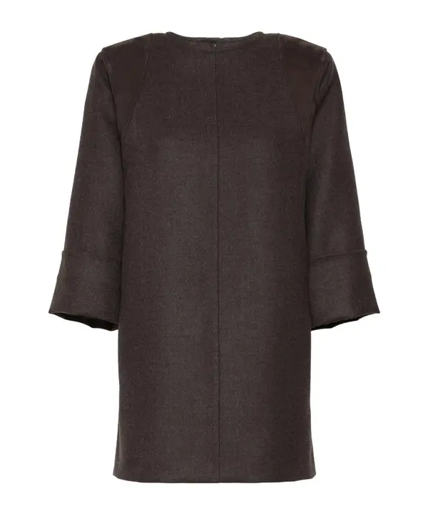 Max Mara Wool Flannel Short Dress