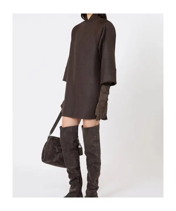 Max Mara Wool Flannel Short Dress