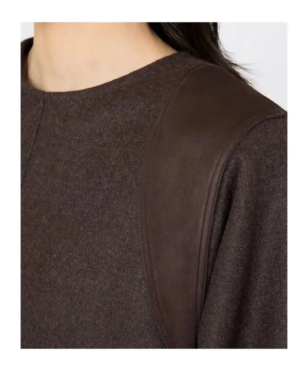 Max Mara Wool Flannel Short Dress