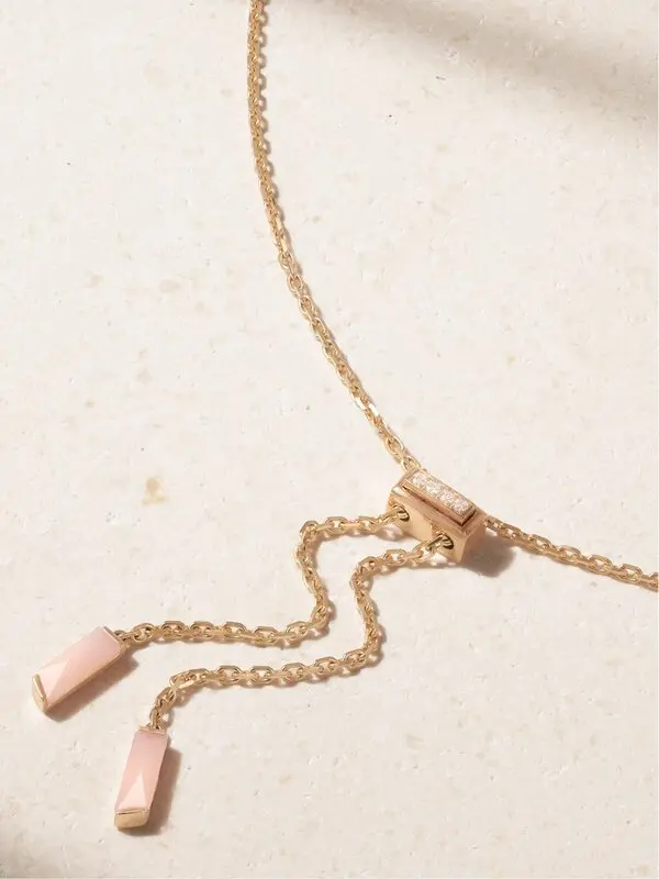 GARRARD 18-karat Rose Gold Diamond Necklace