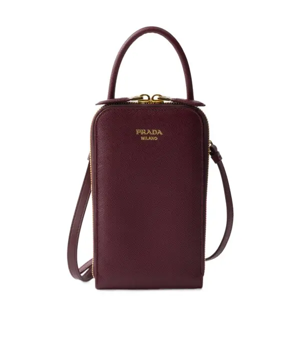Prada Saffiano Leather Mini-bag - Brown