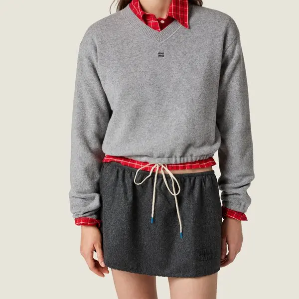Miu Miu Wool And Cashmere Sweater