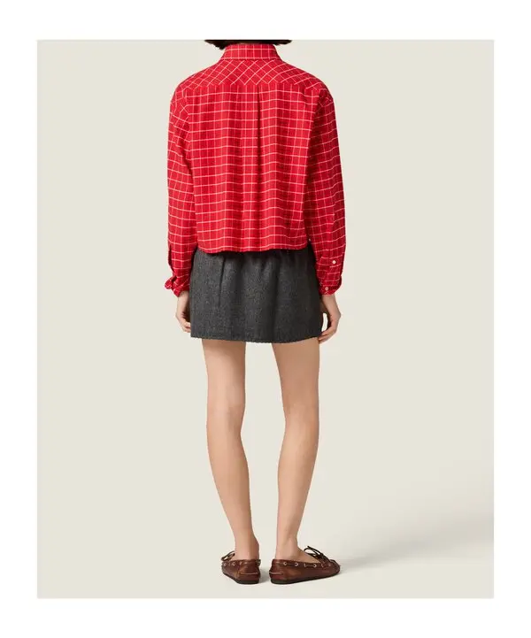 Miu Miu Flannel Shirt