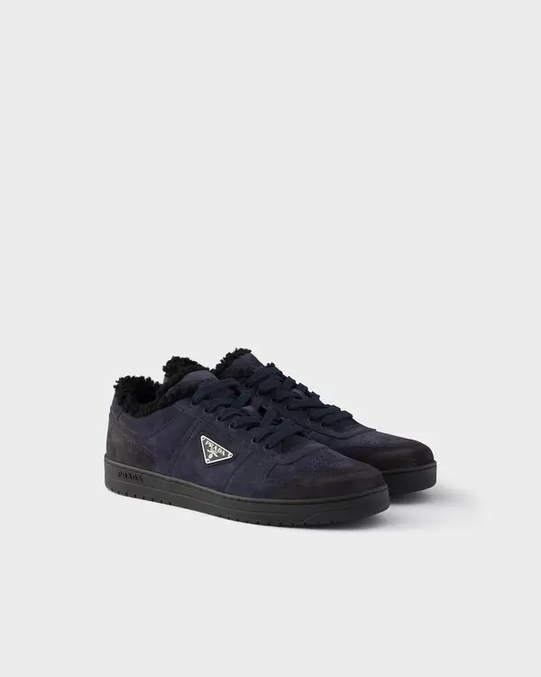 Prada Downtown Suede Sneakers