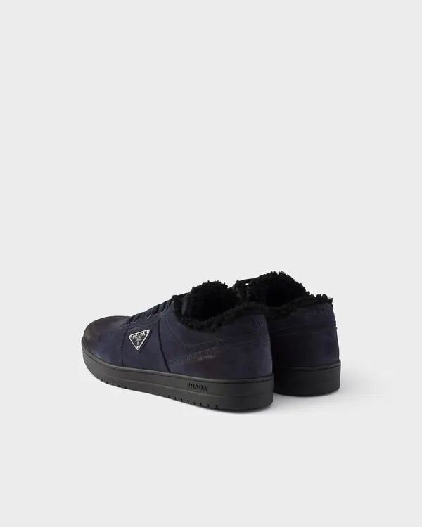Prada Downtown Suede Sneakers