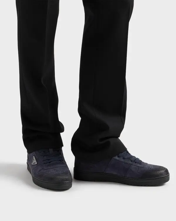 Prada Downtown Suede Sneakers