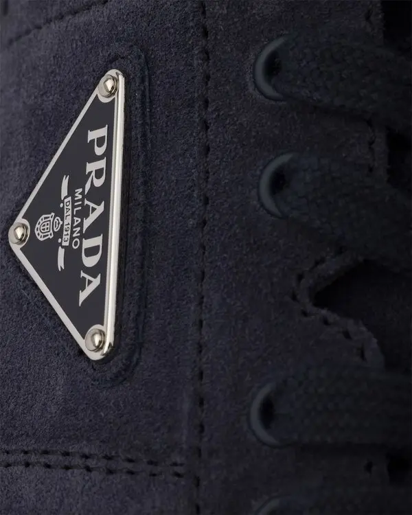 Prada Downtown Suede Sneakers