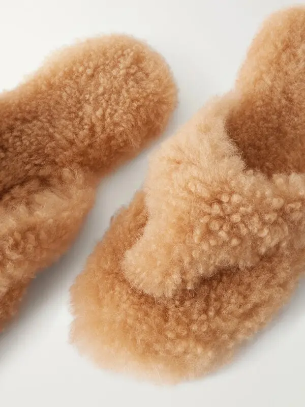 CHRISTEN Cashmere-plush Flip Flops