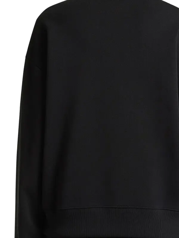 COURREGES Zipped Logo-patch Sweatshirt