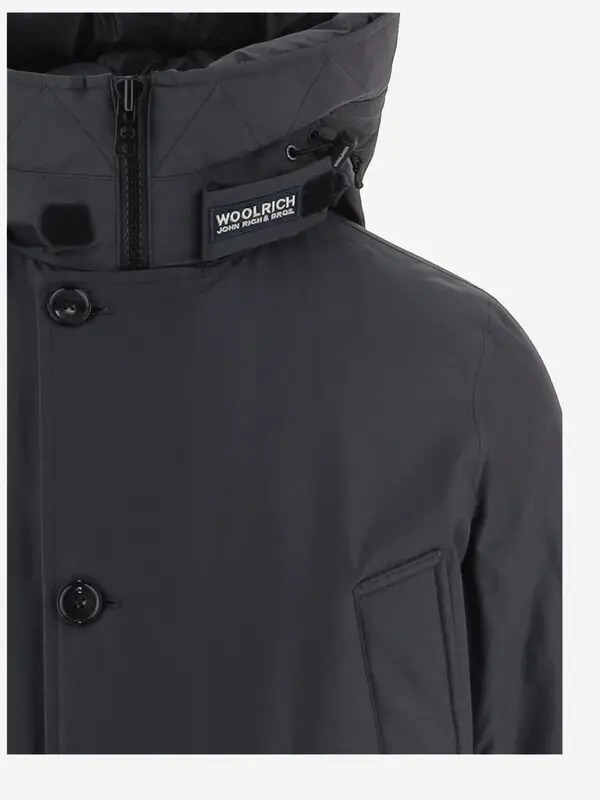 Woolrich Hooded Quilted Coat