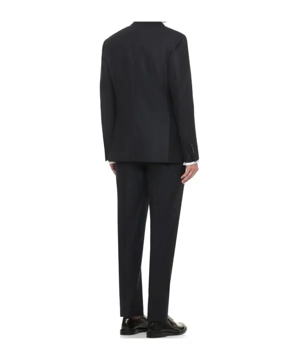 LARDINI Pinstripe Single-breasted Suit
