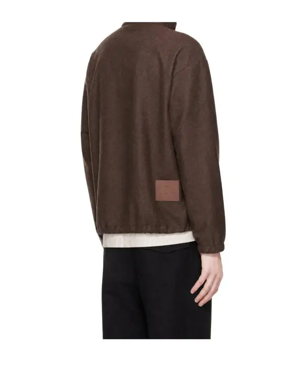 SONG FOR THE MUTE Half-zip Drawstring-hem Pullover Jacket