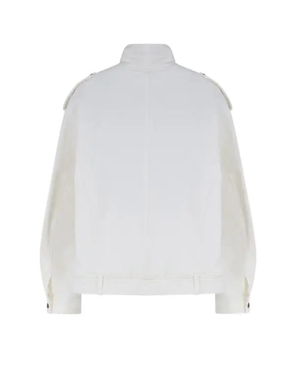 TONYWACK Belted Pocket Detail Jacket - Off-white