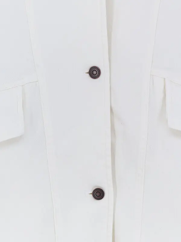TONYWACK Belted Pocket Detail Jacket - Off-white