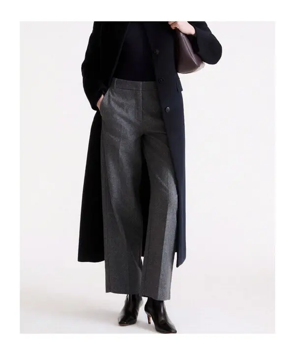 Marella Wool And Silk Tweed Trousers