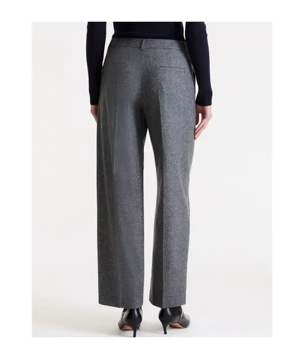 Marella Wool And Silk Tweed Trousers