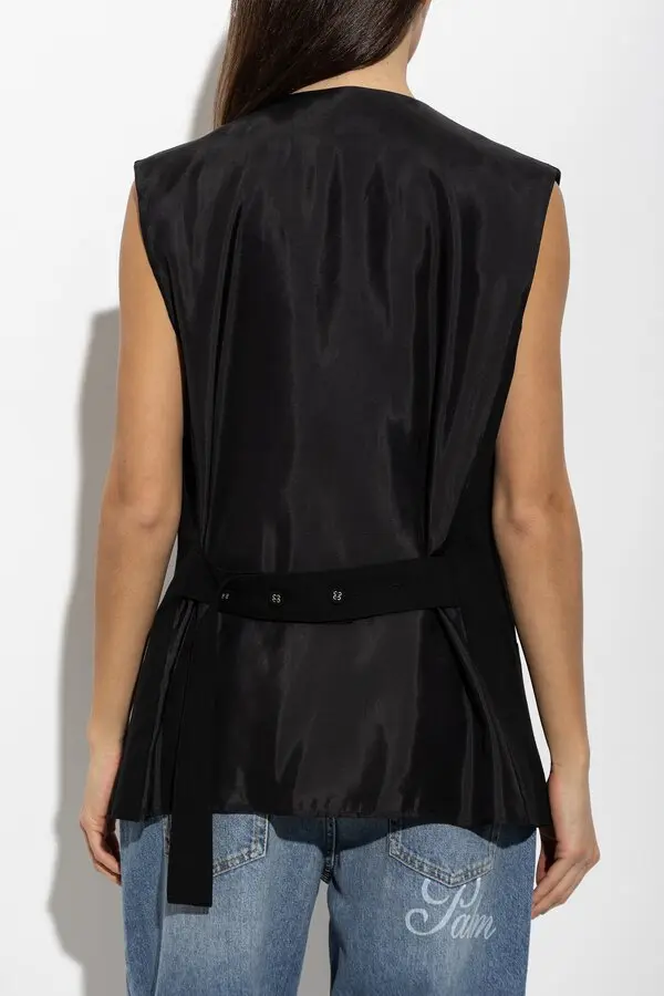 AMI Paris V-neck Tailored Waistcoat