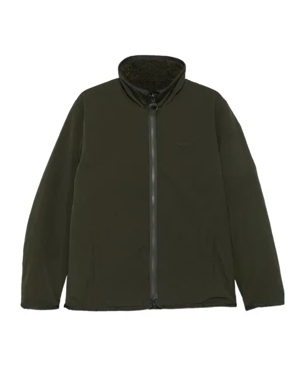 Barbour Reversible Fleece Zip-up Jacket - Sage