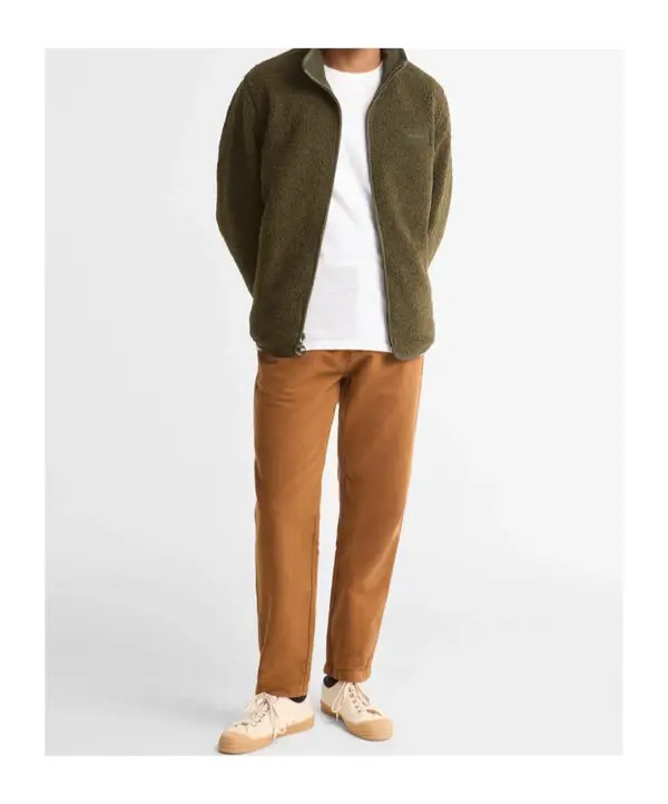 Barbour Reversible Fleece Zip-up Jacket - Sage
