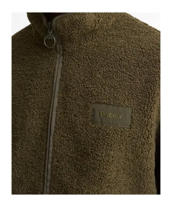 Barbour Reversible Fleece Zip-up Jacket - Sage