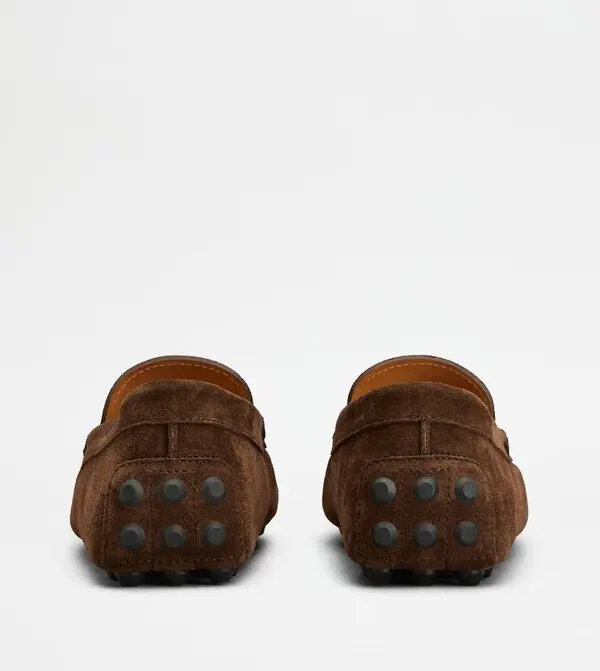 TOD'S Gommino Bubble Loafers In Suede