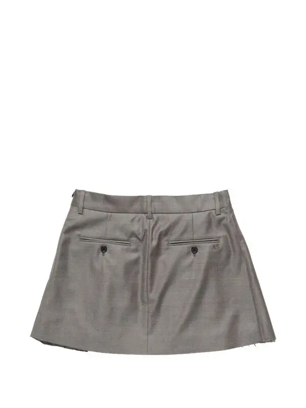 Acne Studios Pleated Mini Skirt