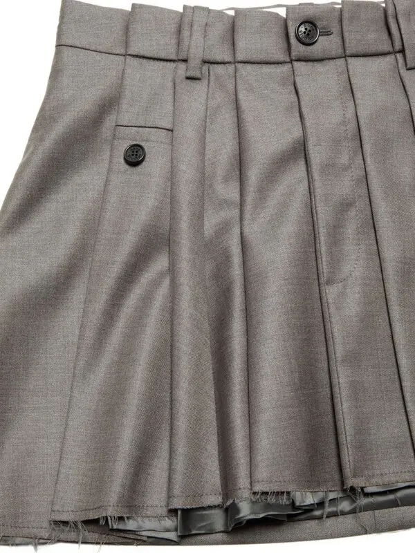 Acne Studios Pleated Mini Skirt