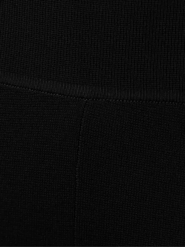 Staud Santino Cropped Knitted Leggings
