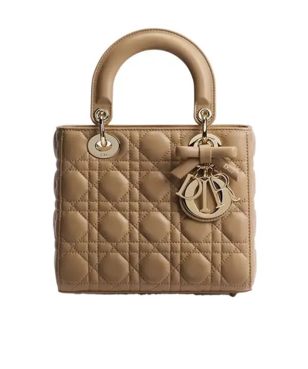 Dior Small Lady Shoulder Bag - Brown
