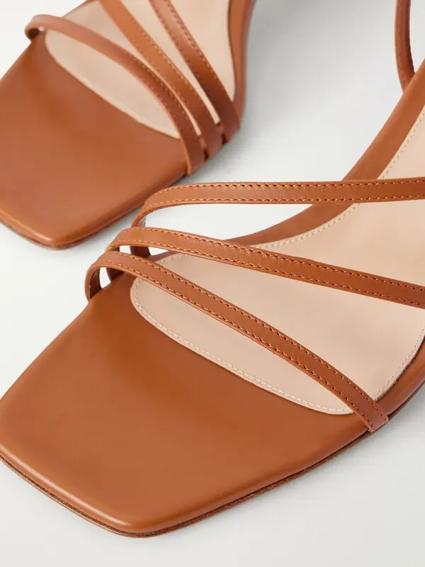 GIANVITO ROSSI 55 Leather Sandals