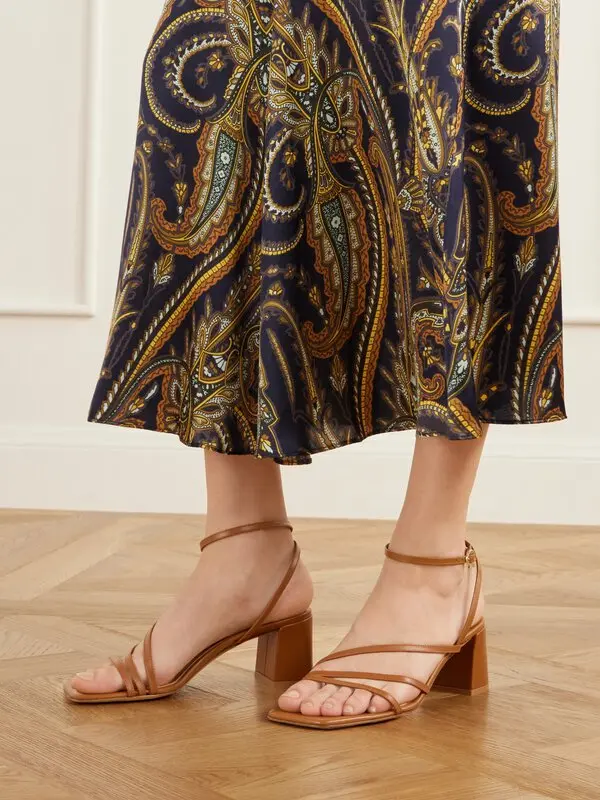 GIANVITO ROSSI 55 Leather Sandals