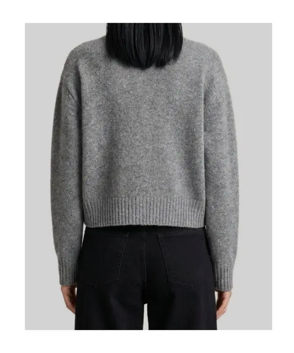 Loulou De Saison Long-sleeved Button-up Knit Top