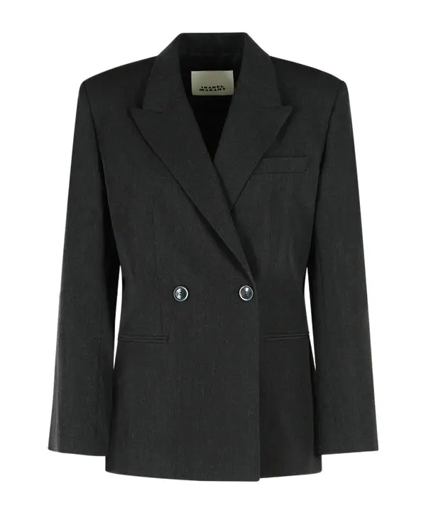 Isabel Marant Étoile Double-breasted Blazer - Grey