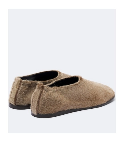 LEMAIRE Calf Hair Slip-on Shoes