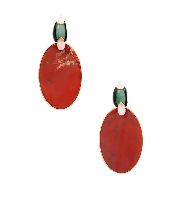 Zimmermann Gold-plated Earrings - Red