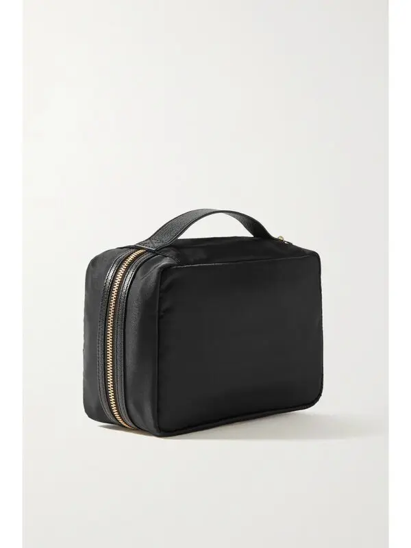ANYA HINDMARCH Leather-trimmed Shell Pouch