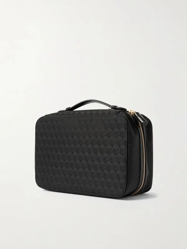 ANYA HINDMARCH Leather-trimmed Shell Pouch