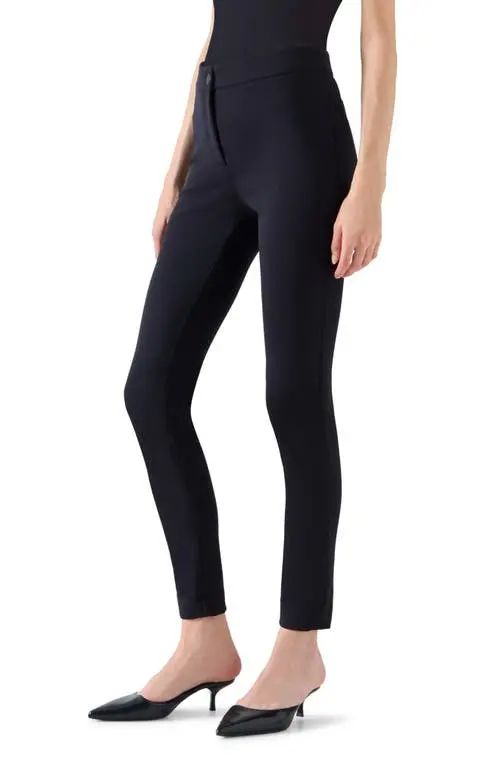 Akris Mitch Slim Stretch Jersey Crop Pants