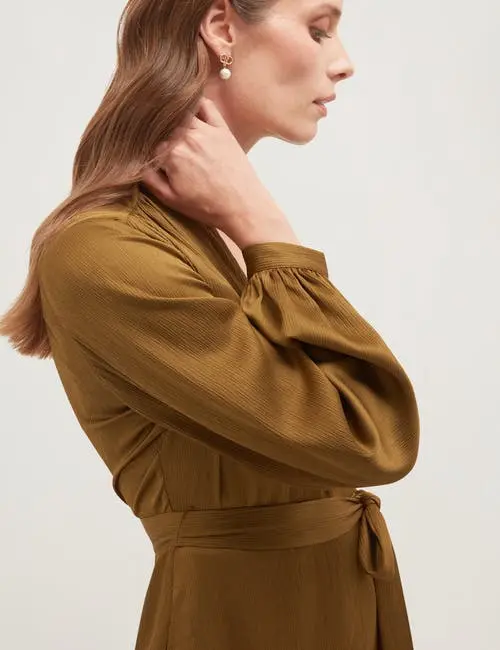 HOBBS LONDON Katia Belted Midi Dress