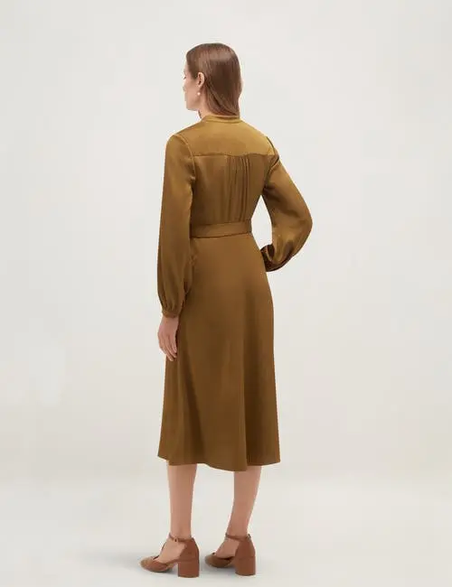 HOBBS LONDON Katia Belted Midi Dress