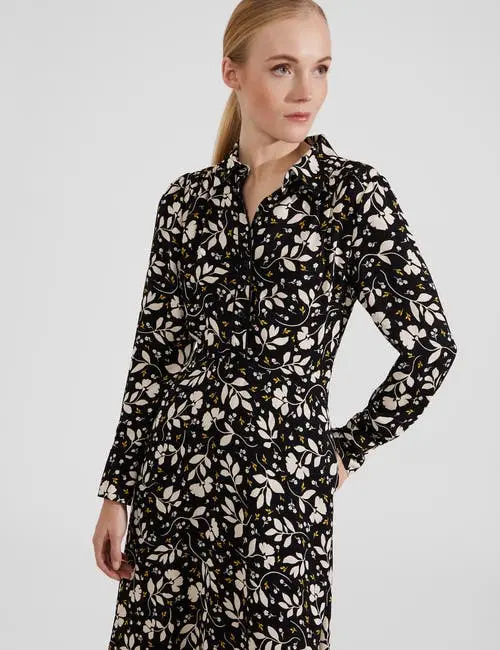 HOBBS LONDON Georgina Floral Shirt Dress