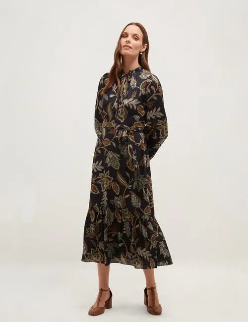 HOBBS LONDON Vespa Dress - Navymulti