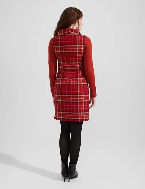 HOBBS LONDON Mila Sleeveless Check Dress
