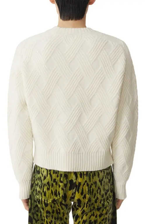 LANVIN Cable-knit Wool Sweater