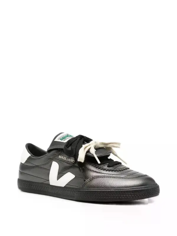 VEJA Logo-patch Leather Sneakers
