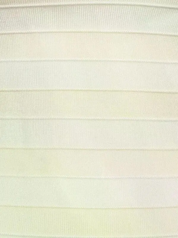 Elisabetta Franchi Strapless Striped Mini Dress