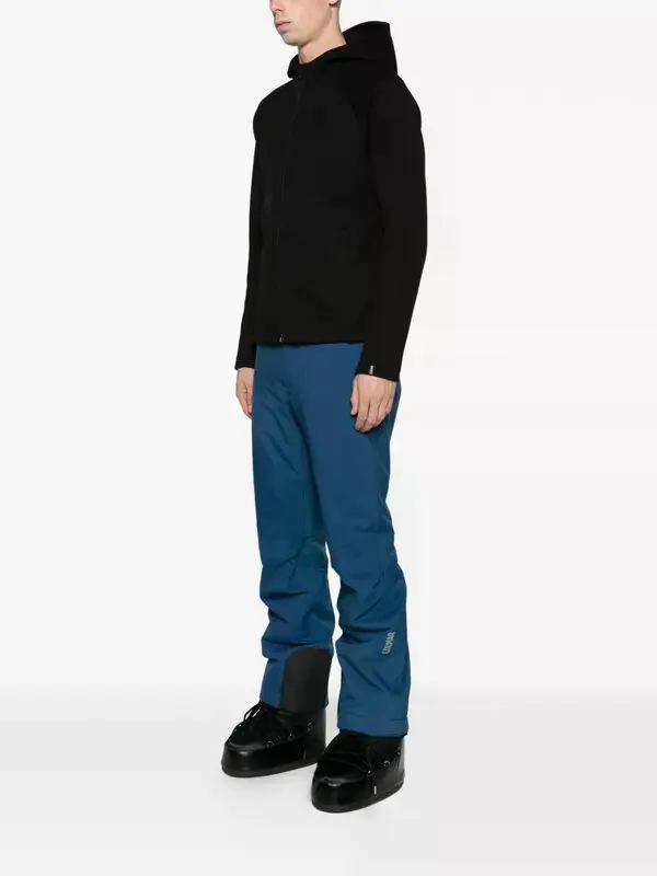 COLMAR Hooded Rib-knit Ski Sweatshirt