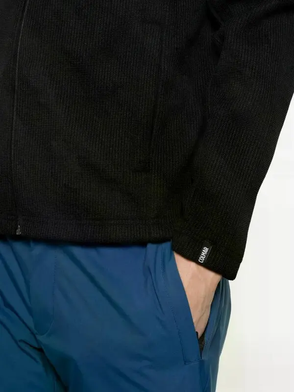COLMAR Hooded Rib-knit Ski Sweatshirt