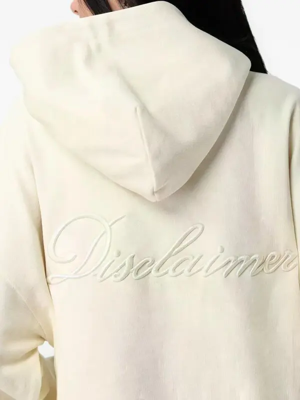 DISCLAIMER Logo-embroidered Hoodie